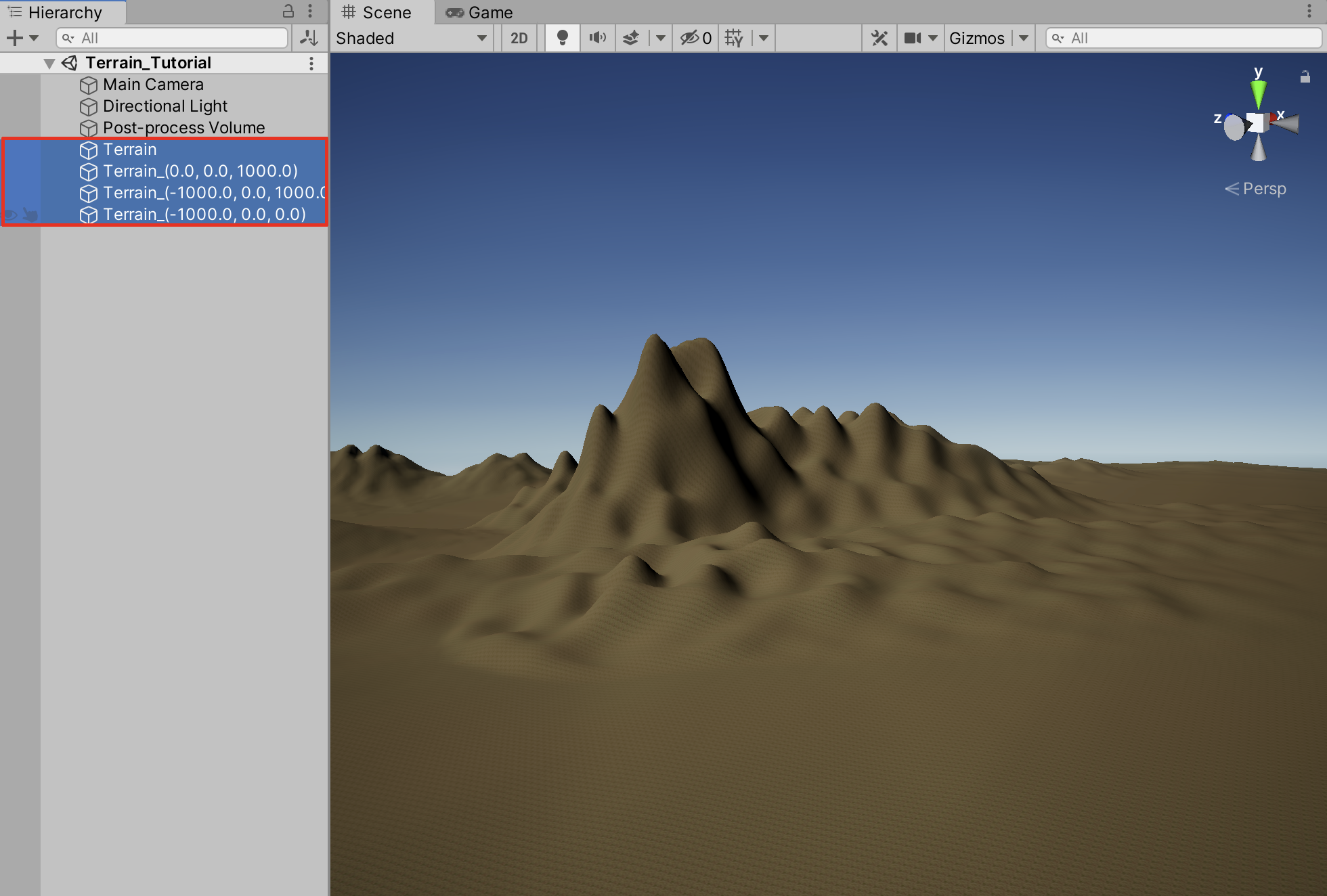 Unity 3d Terrain