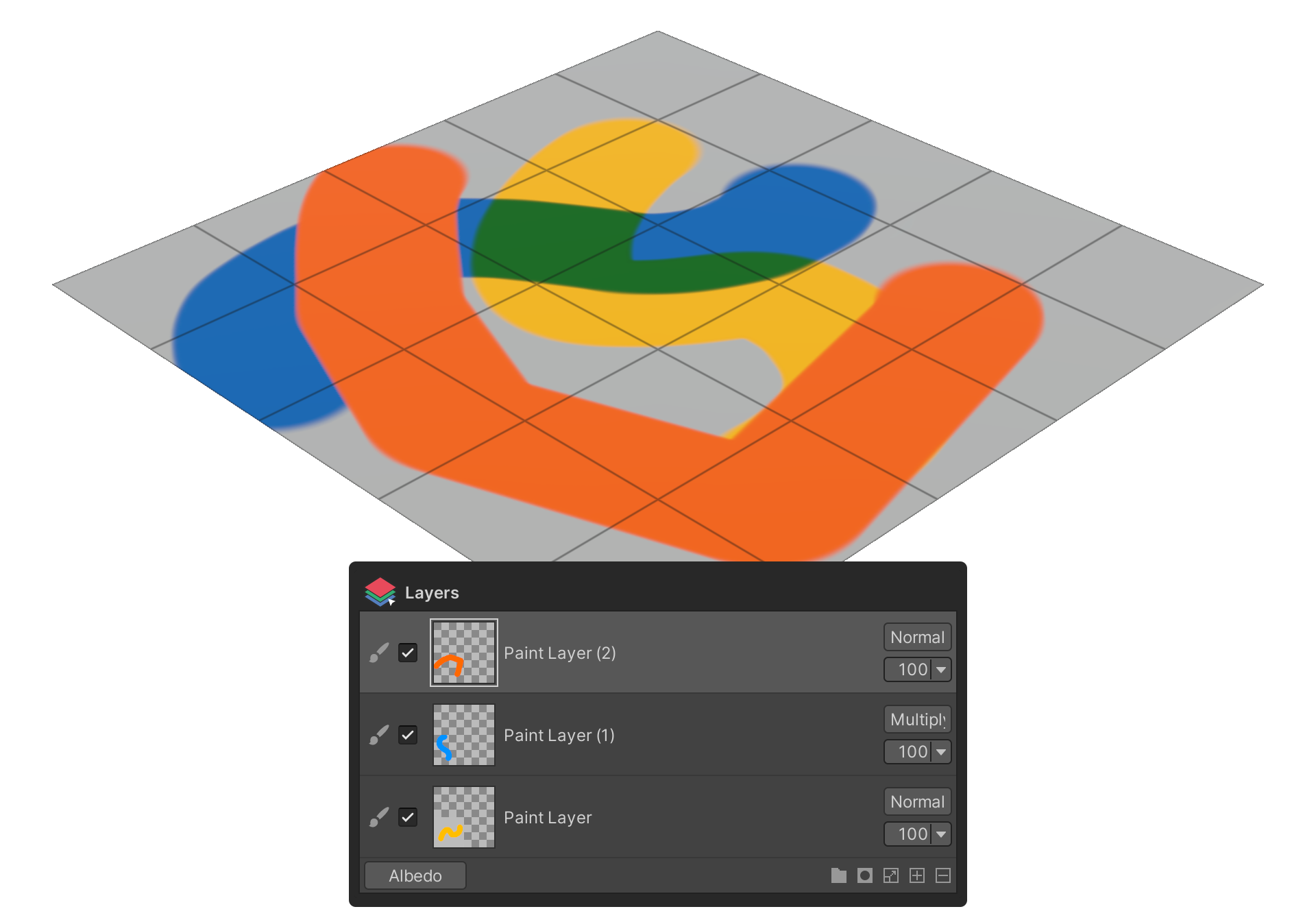 Painting on the model surface with Painting 3D Mode - Unity Learn
